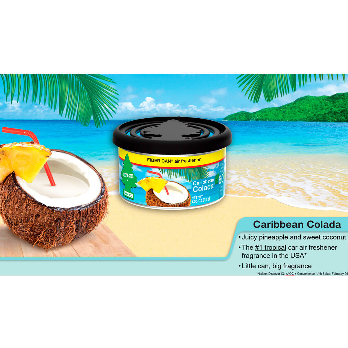 Fiber Can “Caribbean Colada” – Little Trees